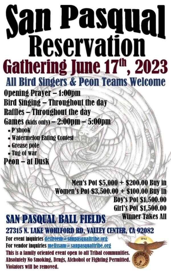 San Pasqual Reservation Gathering – News from Native California
