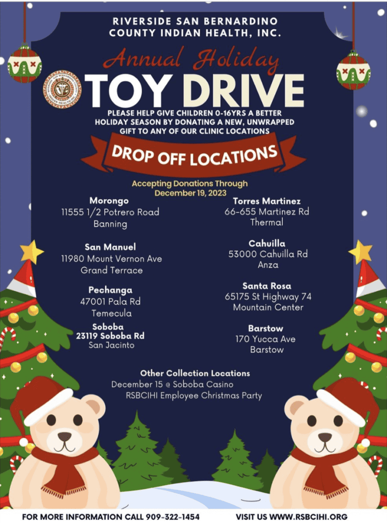Annual Holiday Toy Drive – News from Native California