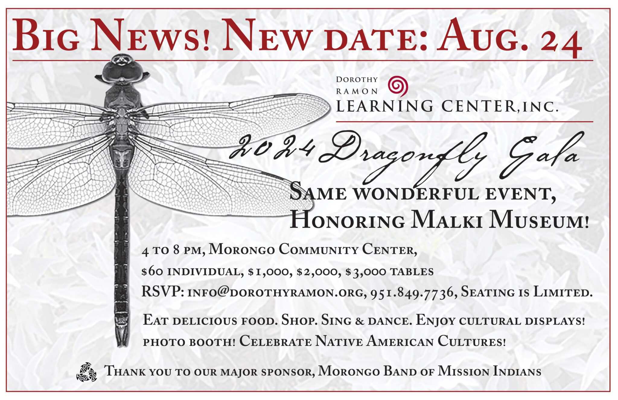 2024 Dragonfly Gala – News from Native California