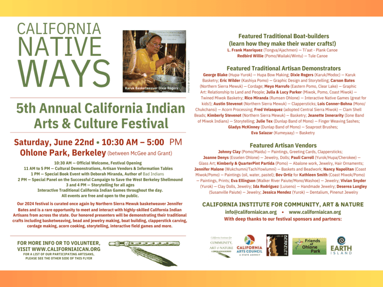 A Perfect June Day at the California Native Ways Festival – News from ...