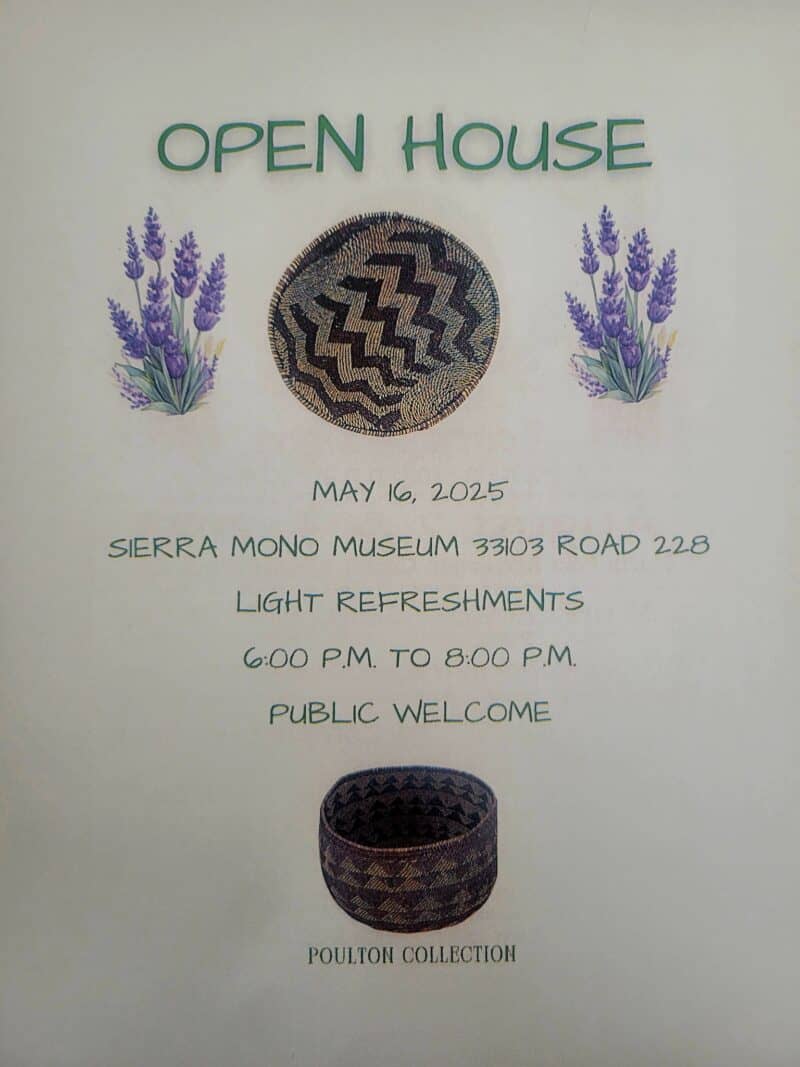 Sierra Mono Museum Open House – News from Native California